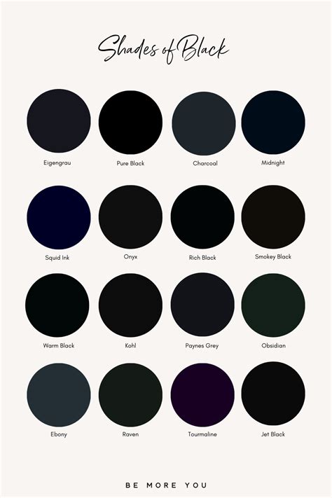 176 Colour Names Shades Artofit