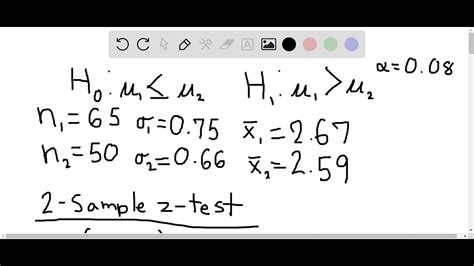 A Sample Of 65 Observations Is Selected From One Population With A