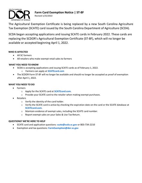 Sc Sales And Use Tax Exemption Form