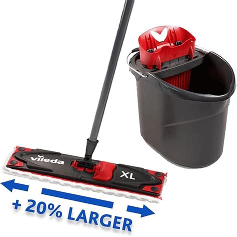 Vileda ULTRAMAX XL Floor Mop Complete Set Extra Wide Mop With Handle
