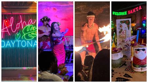 Tiki Christmas In Daytona Beach Fl Polynesian Fire Luau And Sippin