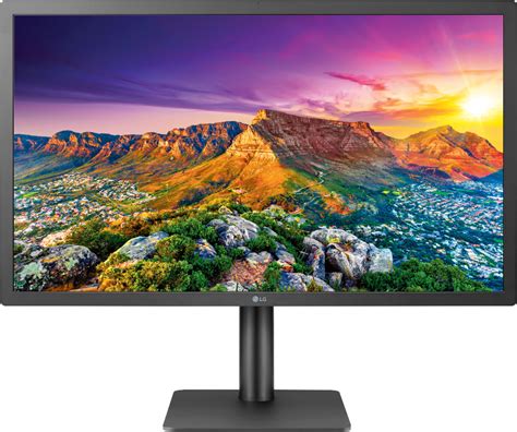 Best Buy LG UltraFine 24 IPS LED 4K UHD Monitor Thunderbolt Black