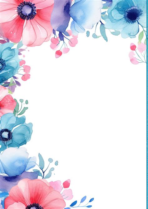 Molduras Para Fotos De Aniversario Flores Para Imprimir Infoupdate Org