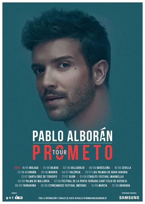 TOUR PROMETO 2018 vuelve la magia de PABLO ALBORÁN