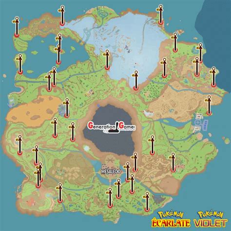 Guide Pokémon Écarlate et Violet liste et emplacements de tous les
