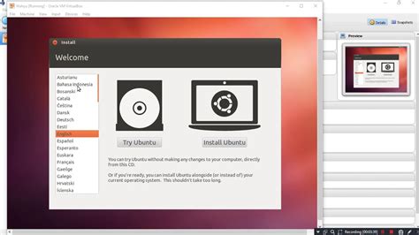 Tutorial Instalasi Linux Ubuntu Di Virtualbox Youtube