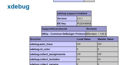 xdebug setting and intlxsl extension error solution