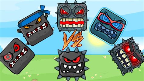 Red Ball Boom Box Vs All Bosses In Red Ball Youtube
