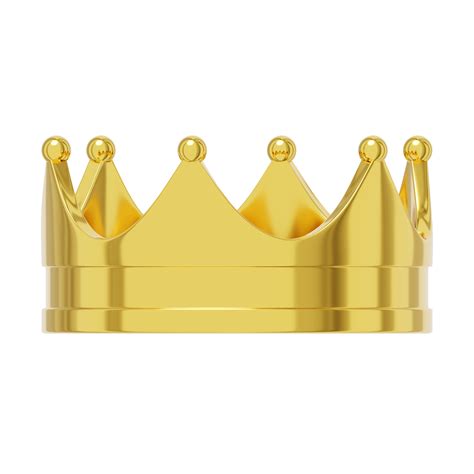 Realistisch Koninklijk Kroon Goud Metaal Symbool Van Stroom D