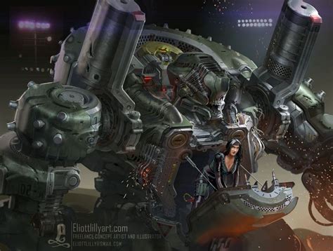 Eliott Lilly Conceptual Growth Mechpilot Action Ohhh Yeaaahhhh Mech Concept Art