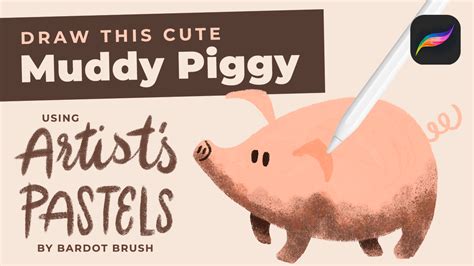 How To Draw Pig In Procreate Bardot Brush Basic Drawing Drawing Tips