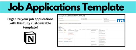 Notion Job Applications Template