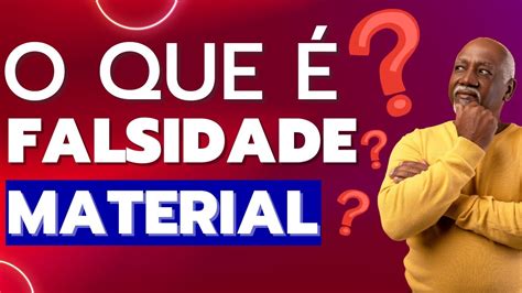 O QUE É FALSIDADE MATERIAL EPISÓDIO Nº 36 YouTube