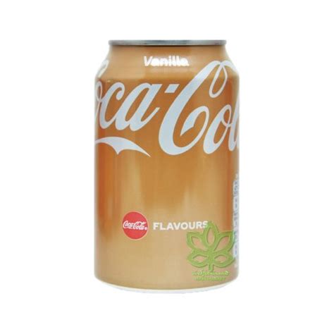 نوشابه با طعم وانیل 330 میل قوطی کوکاکولا coca cola