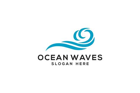 Ocean Wave Logo Vector Design Template Graphic By Dunia Creative