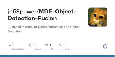GitHub Jh58power MDE Object Detection Fusion Fusion Of Monocular
