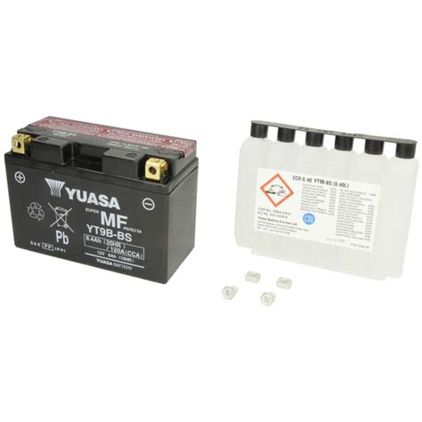 Bike Yuasa YT9B BS 12V 9Ah MAKS POWER