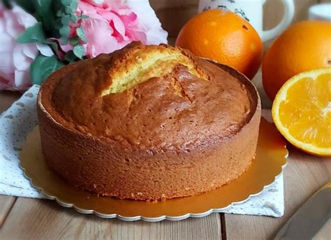 TORTA ARANCIA ALTA E SOFFICE dolce senza burro Cucinare è come amare