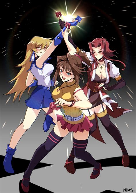 Tenjouin Asuka Izayoi Aki And Mazaki Anzu Yu Gi Oh And 5 More