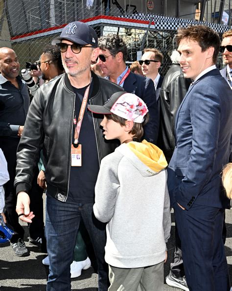 Photo Gad Elmaleh son fils Raphaël et Louis Ducruet durant le 6eme