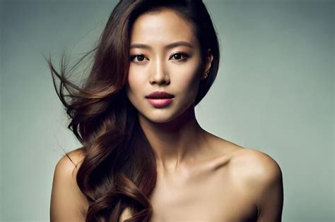 Premium AI Image Beautiful Asian Woman