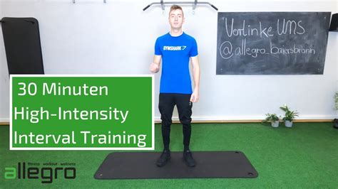 30 Minuten High Intensity Intervall Training HIIT Home Workout HIIT