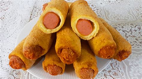 ENROLADINHO DE SALSICHA MASSA 1 INGREDIENTE APENAS FÁCIL E
