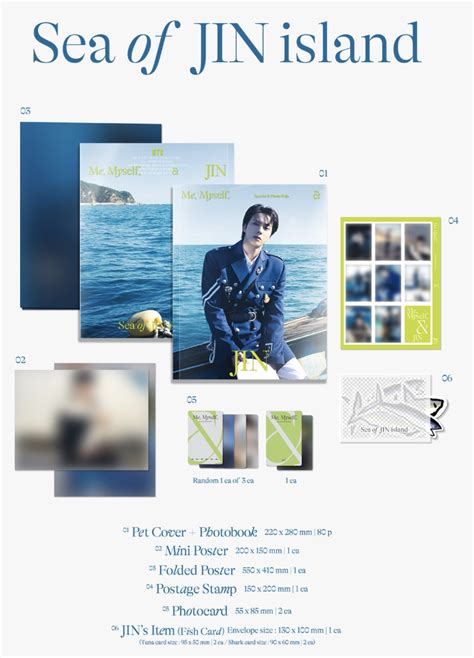 PHOTO FOLIO Me Myself And Jin Sea Of JIN Island US BTS ARMY