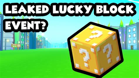 LEAKED LUCKY BLOCK EVENT In PET SIM X YouTube