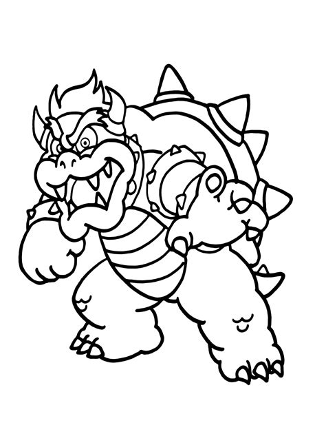 Sonic Et Mario Coloriage Bowser Coloring Bowser Coloring Pages Dry
