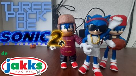 Unboxing Del Three Pack De Sonic La Pelicula 2 YouTube