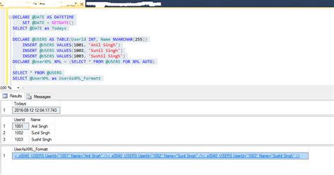 How To See The Values Of A Table Variable At Debug Time In T SQL