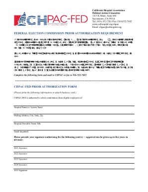 Fillable Online FEC Prior Authorization Form 2019 2023 Fax Email Print