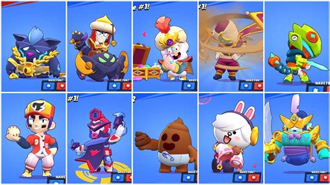 Brawl Stars February 2024 All Skins Winning And Losing Animations