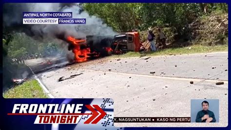 17 Patay Sa Nagsalpukan At Nagliyab Na Van At Truck Frontline Tonight