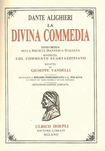 Libro La Divina Commedia Dante Alighieri Cuotas Sin Inter S