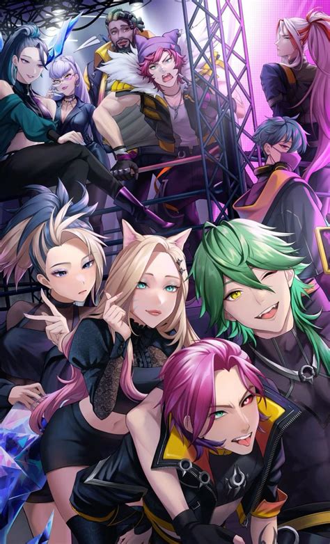 K DA X Heartsteel Champions League Of Legends Lol Champions Lol
