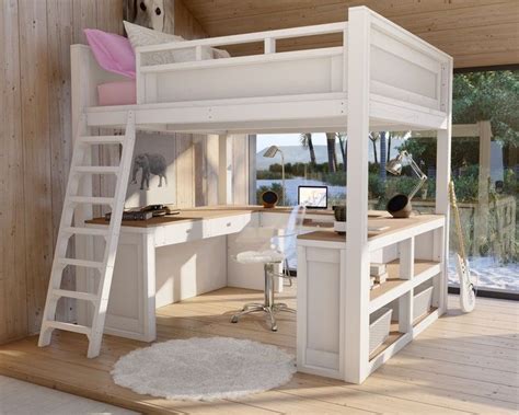 How To Build A Diy Queen Size Loft Bed With A Desk Artofit