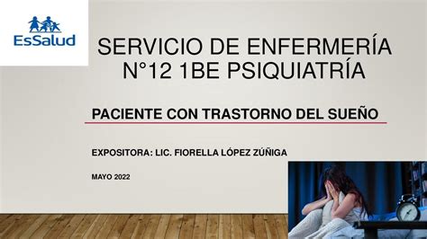 Paciente con Trastorno del Sueño FIORELLA LÓPEZ ZÚÑIGA uDocz