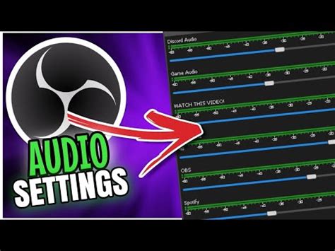 The BEST OBS Audio Settings For Streaming Recording YouTube