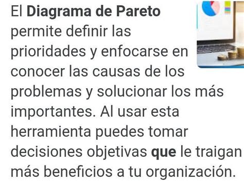 Para Qu Sirve Aplicar Un Diagrama De Pareto En La Empresa Brainly Lat