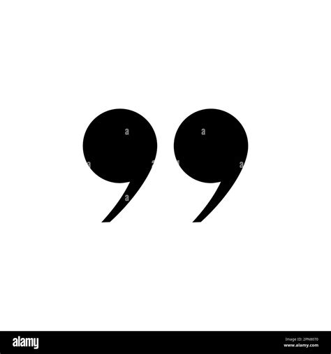 Quote Icon Vector Quotation Mark Symbol Stock Vector Image Art Alamy