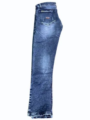 Regular Fit Faded Men Denim Jeans Blue At Rs 450 Piece In Sikar ID