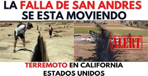 La Falla de SAN ANDRÉS se está MOVIENDO TERREMOTO POSIBLE EN ESTADOS