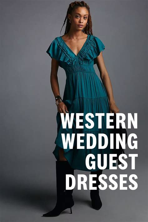 23 Western Wedding Guest Dresses That Will Complement Your Cowboy Boots