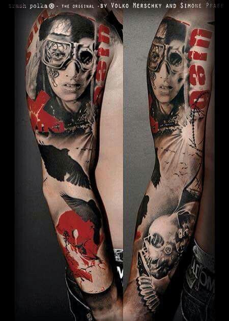 Trash Polka Trash Polka Tattoo Designs Trash Polka Tattoo Trash Polka