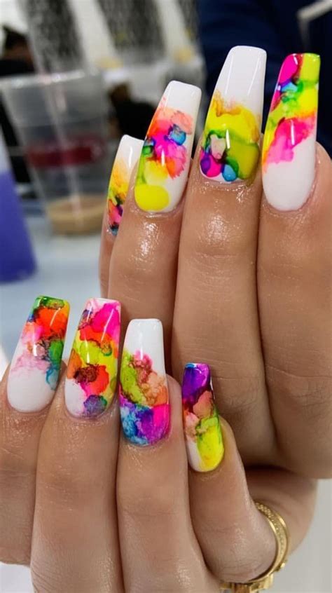 Bright Summer Nail Designs Design Talk