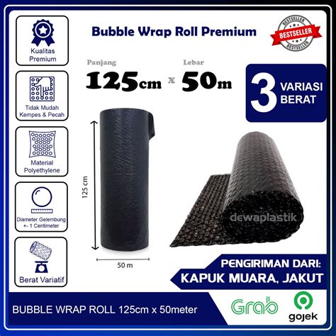 Jual Plastik Bubble Wrap Roll 50m X 125cm 50x125 Bubblewrap Roll