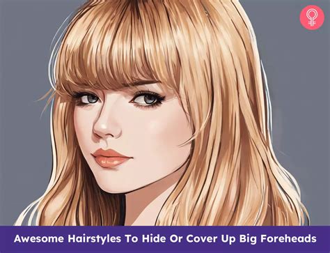 33 Awesome Hairstyles To Hide Or Cover Up Big Foreheads