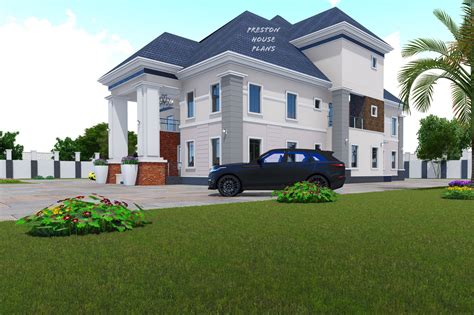 Bedroom Duplex House Floor Plans In Nigeria Home Alqu
